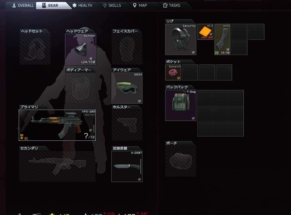 【タルコフ】カルマ値6.0のSCAVの装備を公開 | まんじゅうソーダ